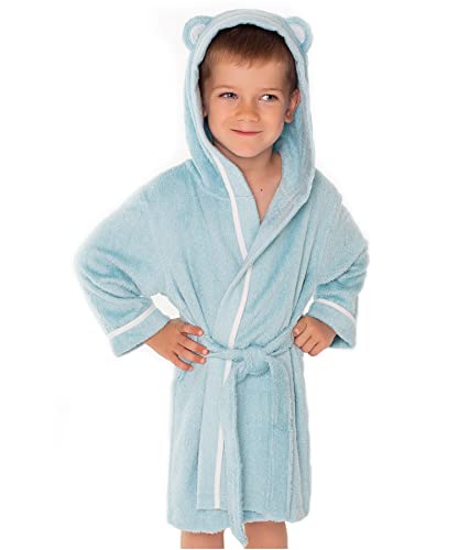 Premium Soft Bath Robe for Toddlers Babies Kids - Rayon from Organic ...