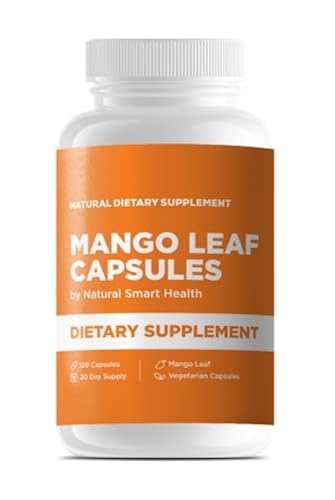 The Original Mango Leaf Vegetarian Capsules (Mango Leaf Powder Capsules ...
