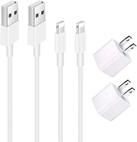 [Apple MFi Certified] iPhone Charger, 2 Pack USB Wall Charger Travel ...