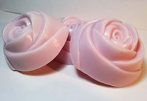 Amazon.com: Carnation Scented Flower Shaped Soaps - 3 pc Shea Butter ...