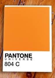 Pantone Universe Daygloo Orange 804C Blank Greetings Card: Amazon.ca ...