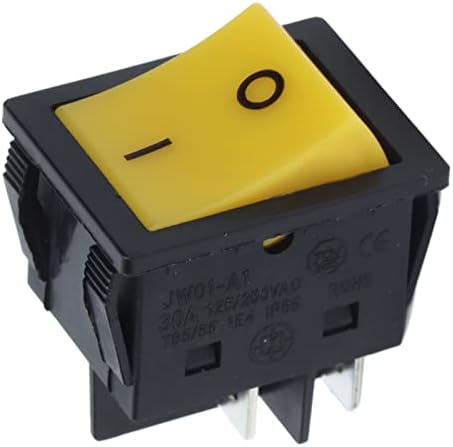 Power Switch, 4 Pin Terminal Easy Replaceable Rocker Switch Quick ...