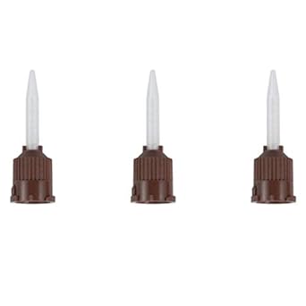 Amazon.com: Brown Mixing Tips Impression 50/PK,Short with Pointed Tip ...