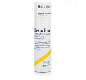 Betadine Dry Powder Antiseptic Spray 100ml: Amazon.co.uk: Health ...