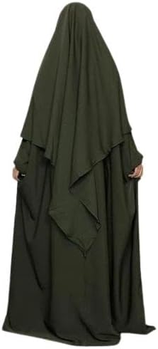 Women Muslim Abaya Hijab Dubai Middle Head Scarf Long Khimar Ramadan ...