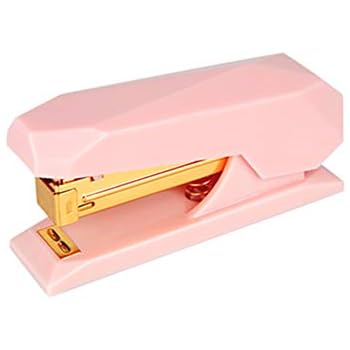 Amazon.com : Premium Pink Spring Powered Stapler Heavy Duty No-Jam ...