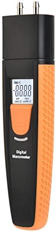 Bluetooth Digital Manometer, Dual Port Air Pressure Meter Pressure ...