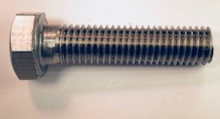 Amazon.com: Serval Products 3/8-16 X 2 Left Hand (Reverse) Thread Hex ...