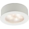 WAC Lighting HR-LED87-WT LED Round Button Lights, 3000K in White Finish ...