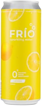 FRIO sparkling water Lemon - 6 Pack x 330ml - 0 Sugar, 0 Calories, No Artificial Sweetener ...