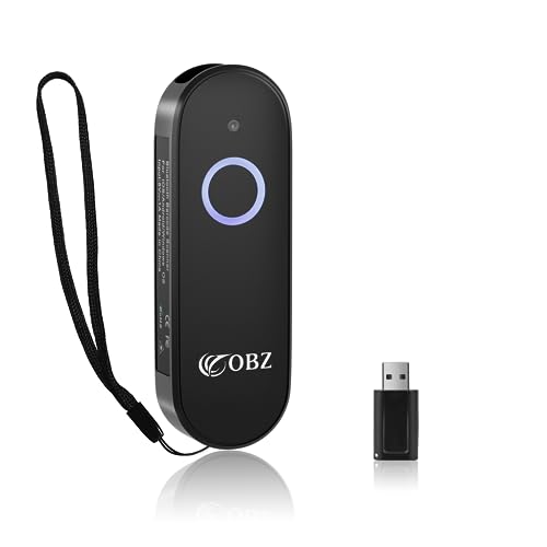 OBZ Mini 2D Bluetooth Barcode Scanner 2.4G Wireless Barcode Scanner, 3 ...