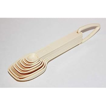 Amazon.com: Vintage Daffodil Yellow Tupperware Stacking Measuring ...