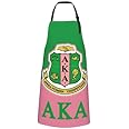 Amazon.com: CHUANHUA AKA Sorority Aprons with Pockets for Women ...