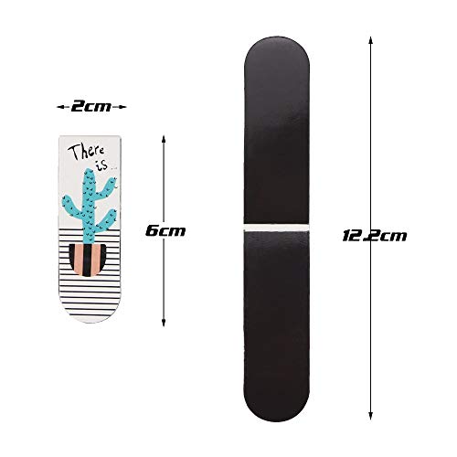 Bignc 36 Pieces Magnetic Bookmarks, Cute Magnet Page Clips Bookmark ...