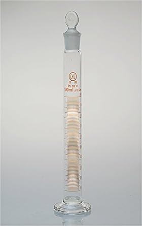 Lab Glass Cylinder with Stopper 250ml Graduated New: Amazon.com ...