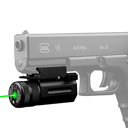 HIDENEL Compact Tactical Green Laser Sight - Green Gun Laser Sight for ...