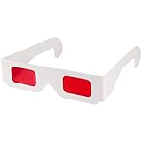Amazon.com: Paper 3D Secret Decoder Glasses - Spy Style Glasses - Red ...
