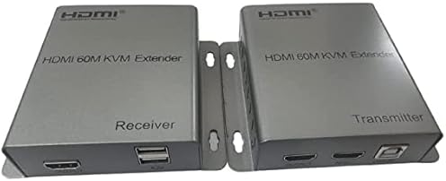 Hanutech HDMI KVM Extender 60m Extension RX Receiver TX Transmitter ...