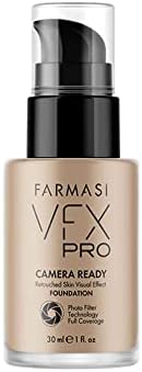 FARMASI Vfx Pro Foundation, Full Coverage Liquid Cream, Lightweight ...