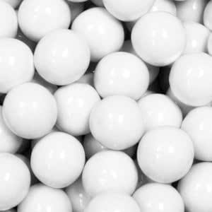 Amazon.com : Candy Shop White 1 Inch Gumballs (1 Pound) : Grocery ...