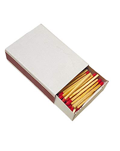 Plain White Big Matchboxes - 100+ Matchsticks in a Matchbox | Brand ...