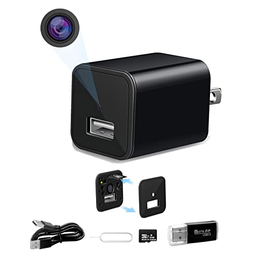Spy Camera Charger, Hidden Camera Mini Spy Camera with 1080P USB ...
