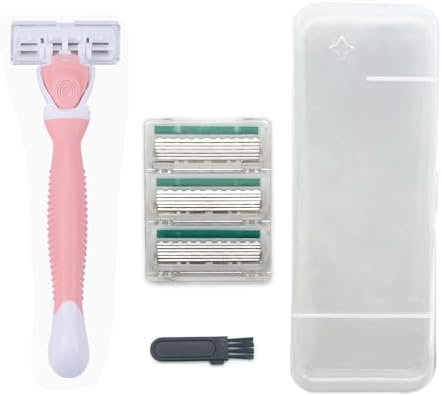 سعر Hocmos Women's Razors - 6 Blades, Non-Slip Grip, 4 Refills & 1 ...