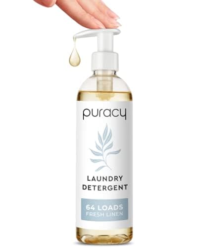 Puracy Liquid Laundry Detergent Refill - Natural, Scent-Free Gentle ...