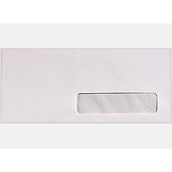 Amazon.com : #10 Right Side Window Envelopes (4 1/8 x 9 1/2) - 24lb ...