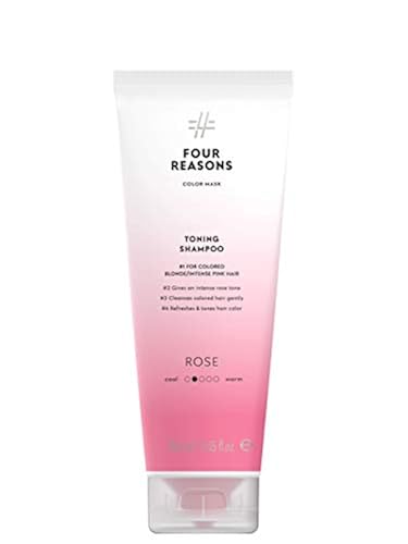 FOUR REASONS Color Mask Shampoo - Sulfate Free Toning Pink Shampoo for ...