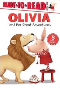 Olivia and Her Great Adventures (Ready to Read): Ian Falconer; Emily ...