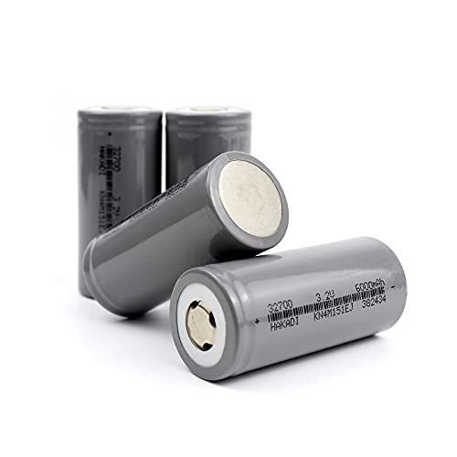 HAKADI 4Pcs 32650 Lifepo4 3.2V 6000mah Rechargeable Battery Cell Max ...