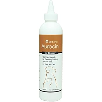 Amazon.com : Aurocin Ear Cleaner with Aloe Vera 8 oz. : Pet Supplies