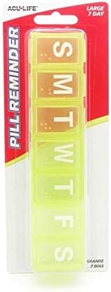 Acu Life 7 Day Pill Box Organizer Large Blue price in UAE | Amazon UAE ...