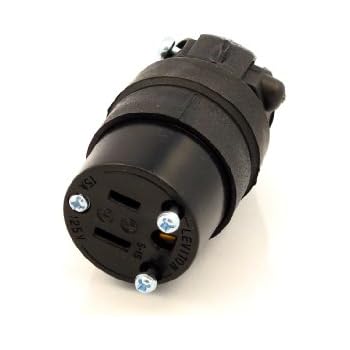 Leviton R51-515CV-0OR Conector de PVC y Conexión a Tierra, color ...