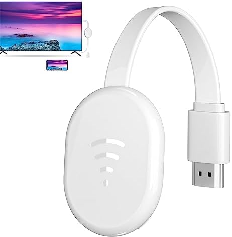 Wisfunlly HDMI Display Dongle Adapter, Wireless TV Adapter for The APP ...