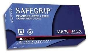 Microflex SG-375-XL Safegrip Exam Gloves, PF Latex, Textured, Extended ...