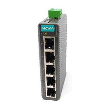 Amazon.com: EDS-205 - Moxa 5 Port Entry Level unmanaged Ethernet Switch w/(5) 10/100BTX Ports ...