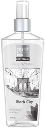 Pure Beauty Black City Body Splash for Men, 250 ml price in Saudi ...