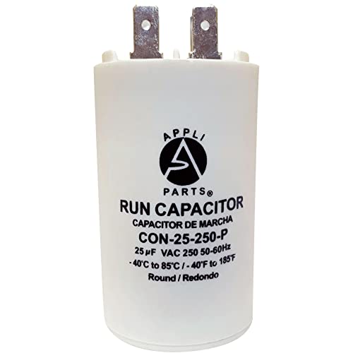 Appli Parts Run Capacitor for electric motors 25 Mfd uF (microfarads ...