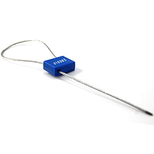 100 Numbered Tamper Proof Security Cable Seals Pull Tight - Want It All