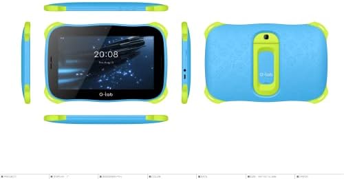 G-Tab Q6 Kids Wifi Tablet - 7 Inch 2GB RAM, 32GB Memory Android 10 ...