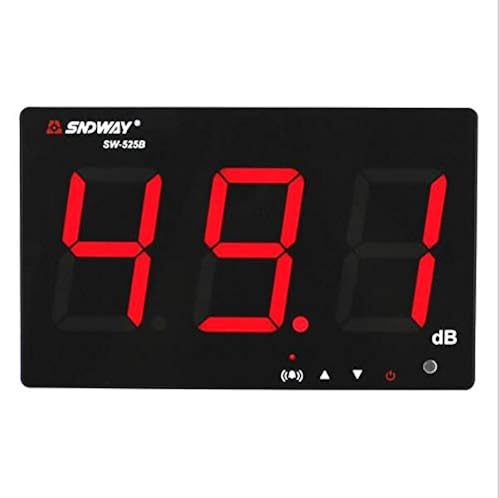 SNDWAY SW-525B Digital Sound Level Meter 30~130db Large Screen Display ...