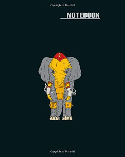 Notebook: our story cute elephants - 50 sheets, 100 pages - 8 x 10 ...