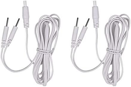 2 Count TENS Wires Pin Electrode Wires for TENS Unit Electrodes Cords ...