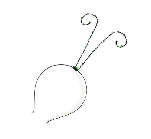 Amazon.com: Black And Green Alien Antenna, Beaded Spiral Antennae ...