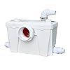 500W Macerator Pump with 4 Water Inlets for Macerating Toilet Sewerage Sump Pump for Basemnet ...
