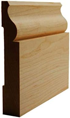 Amazon.com: Hard Maple Baseboard Moulding 11/16" x 4" x 95" EWBB11 ...