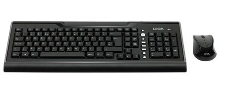 LOGIK WIRELESS MULTIMEDIA KEYBOARD AND OPTICAL MOUSE: Amazon.co.uk ...