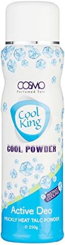 CD COSMO DESIGNS Cool King Active Deo Perfumed Prickly Heat Talc Powder ...